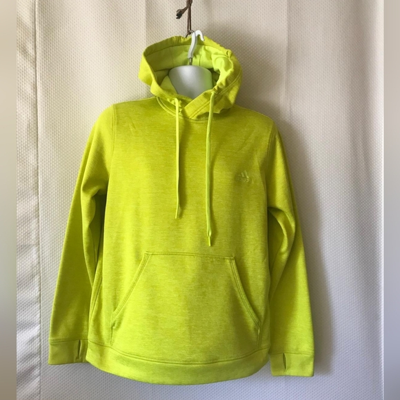 adidas | Jackets & Coats | Adidas Neon Yellow Hoodie | Poshmark